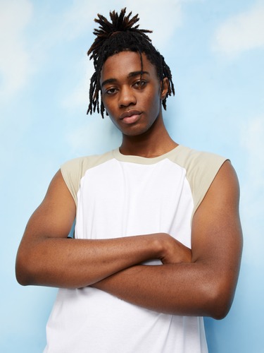 Oversized Raglan Muscle Tee