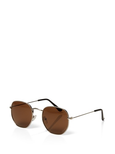 Casey Metal Square Frame Sunglasses