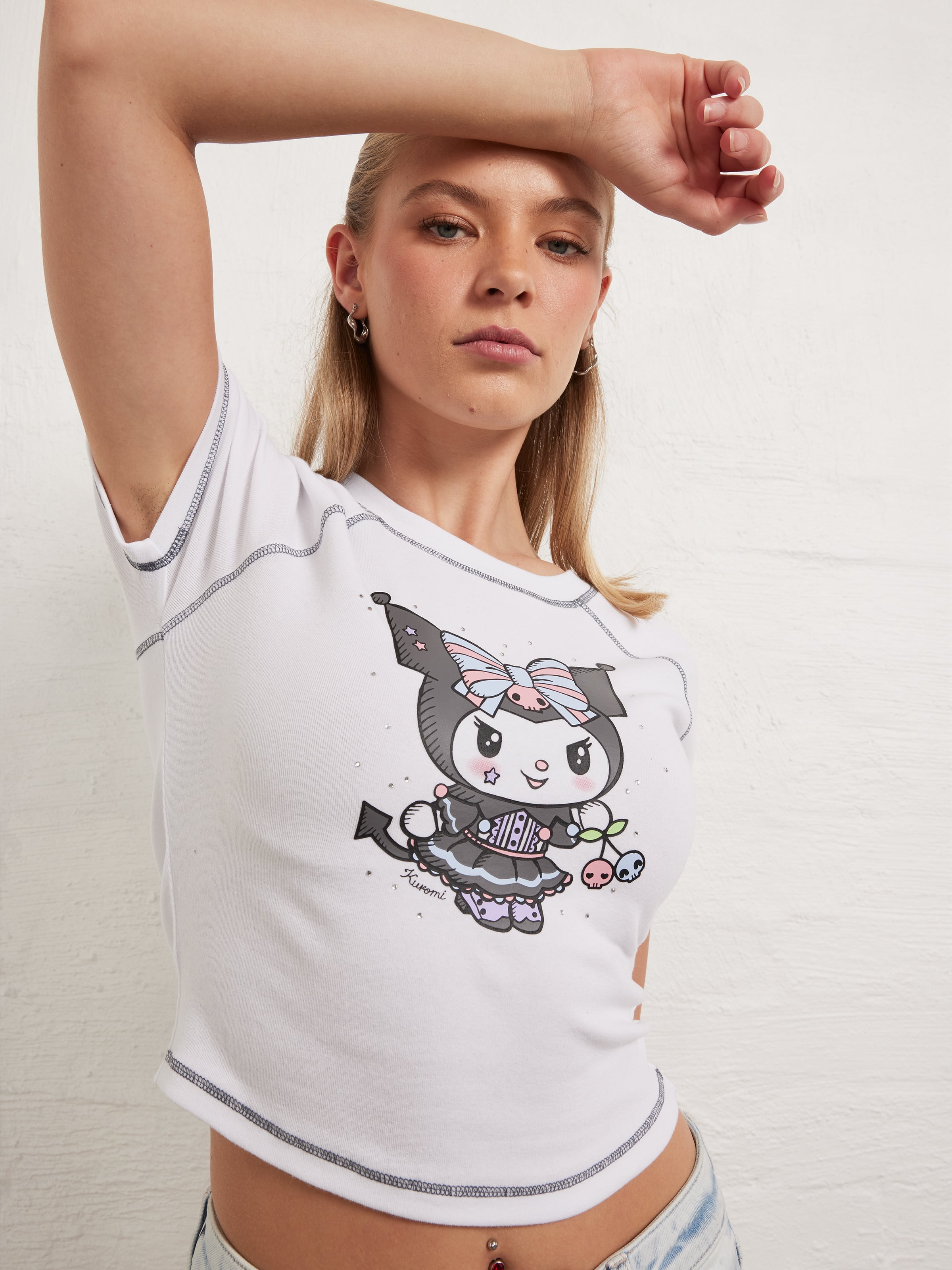 Kuromi Contrast Baby Raglan - Jay Jays Online
