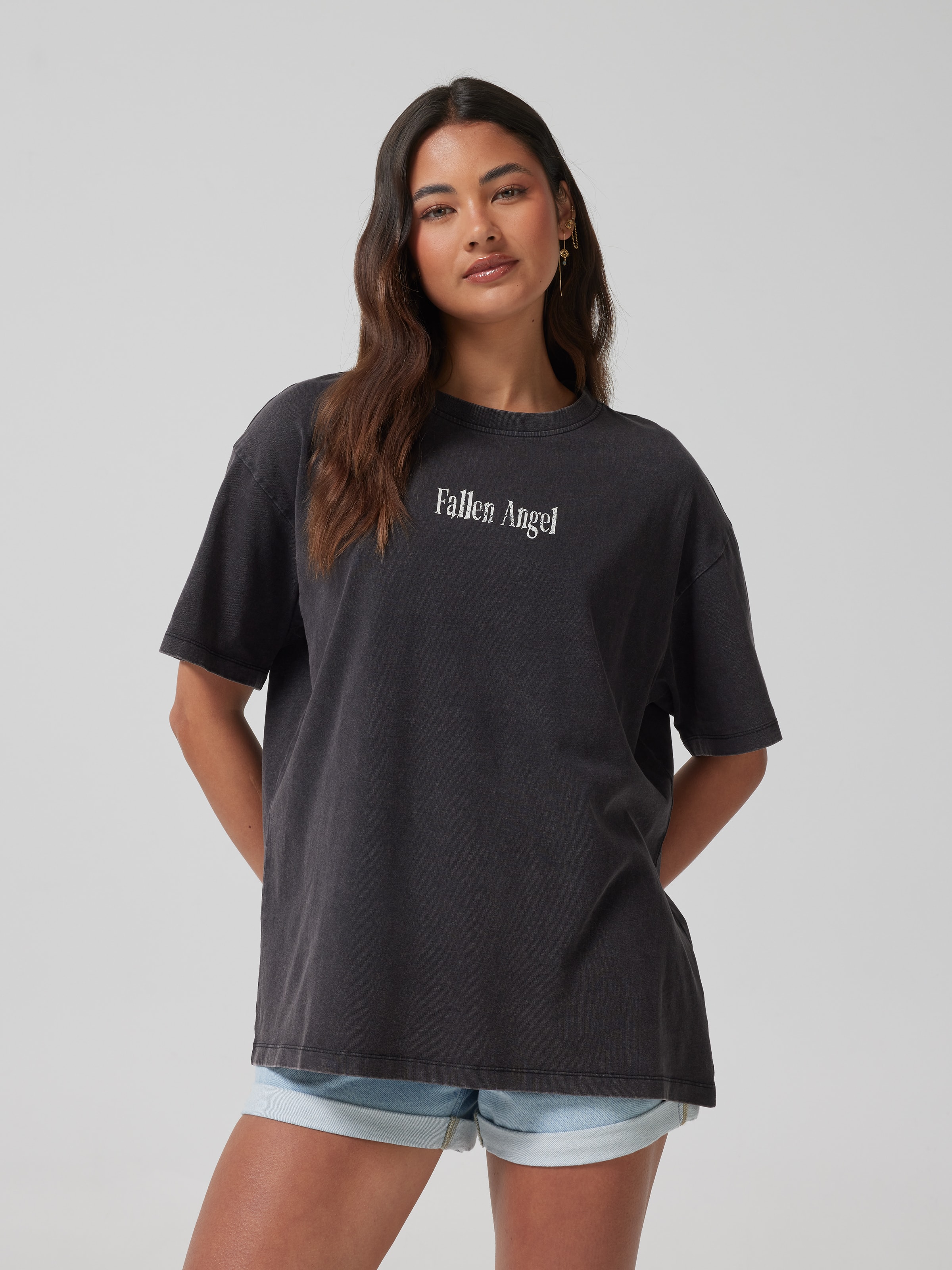 Fallen Angel Oversized Tee - Jay Jays Online