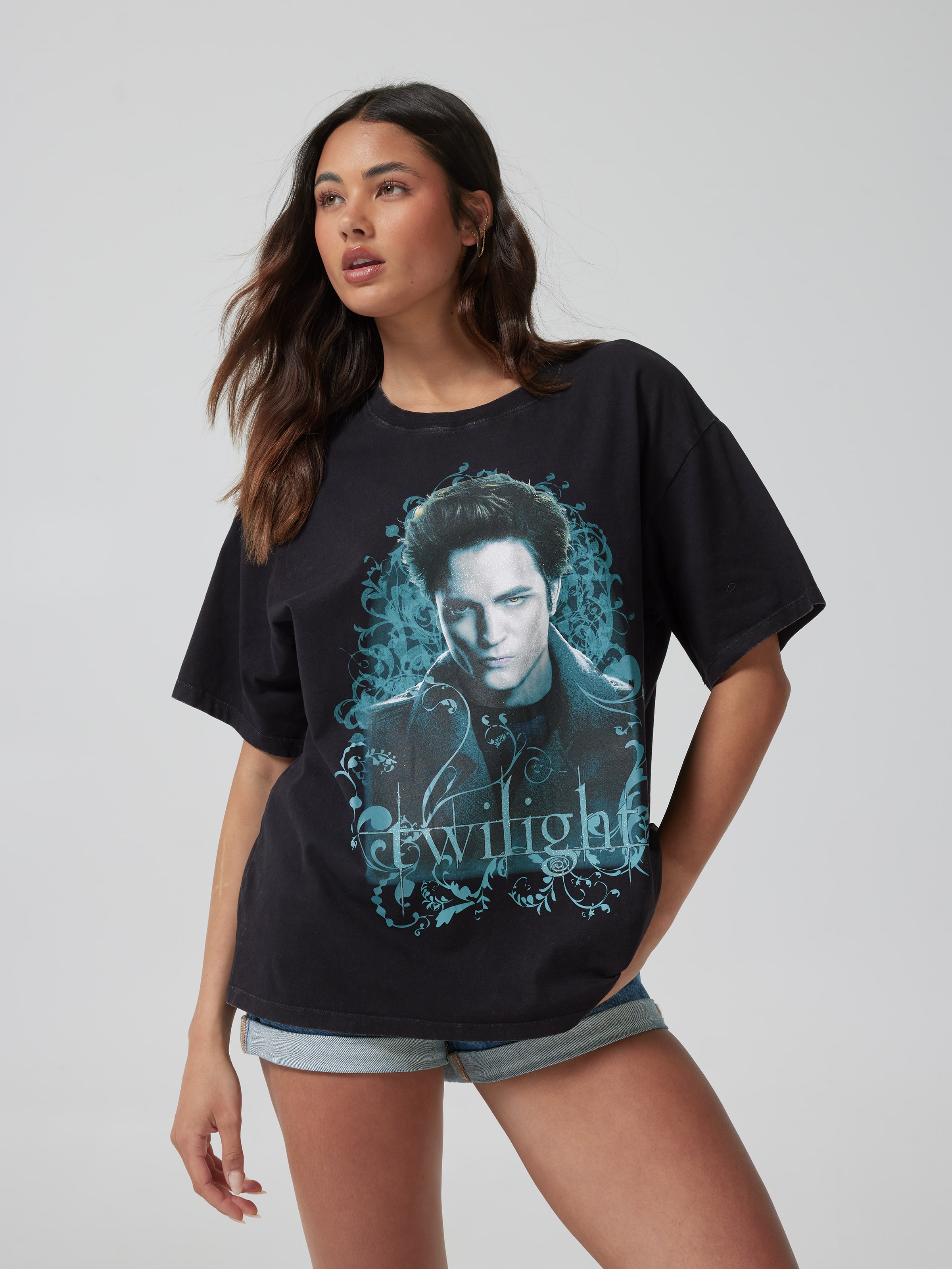 Twilight Edward Spark Oversized Tee - Jay Jays Online