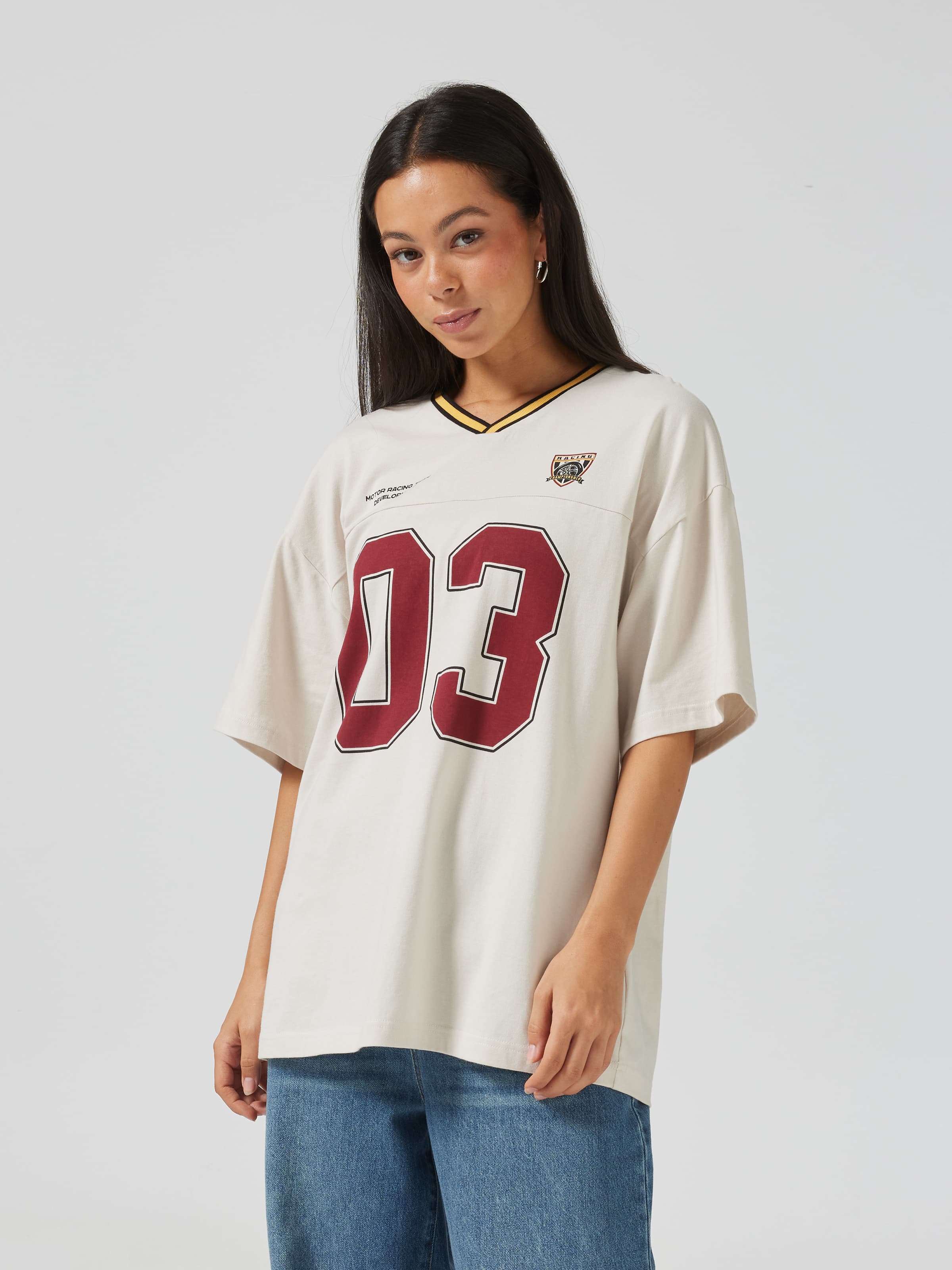 Pit Crew Seam Oversized Tee - Jay Jays Online