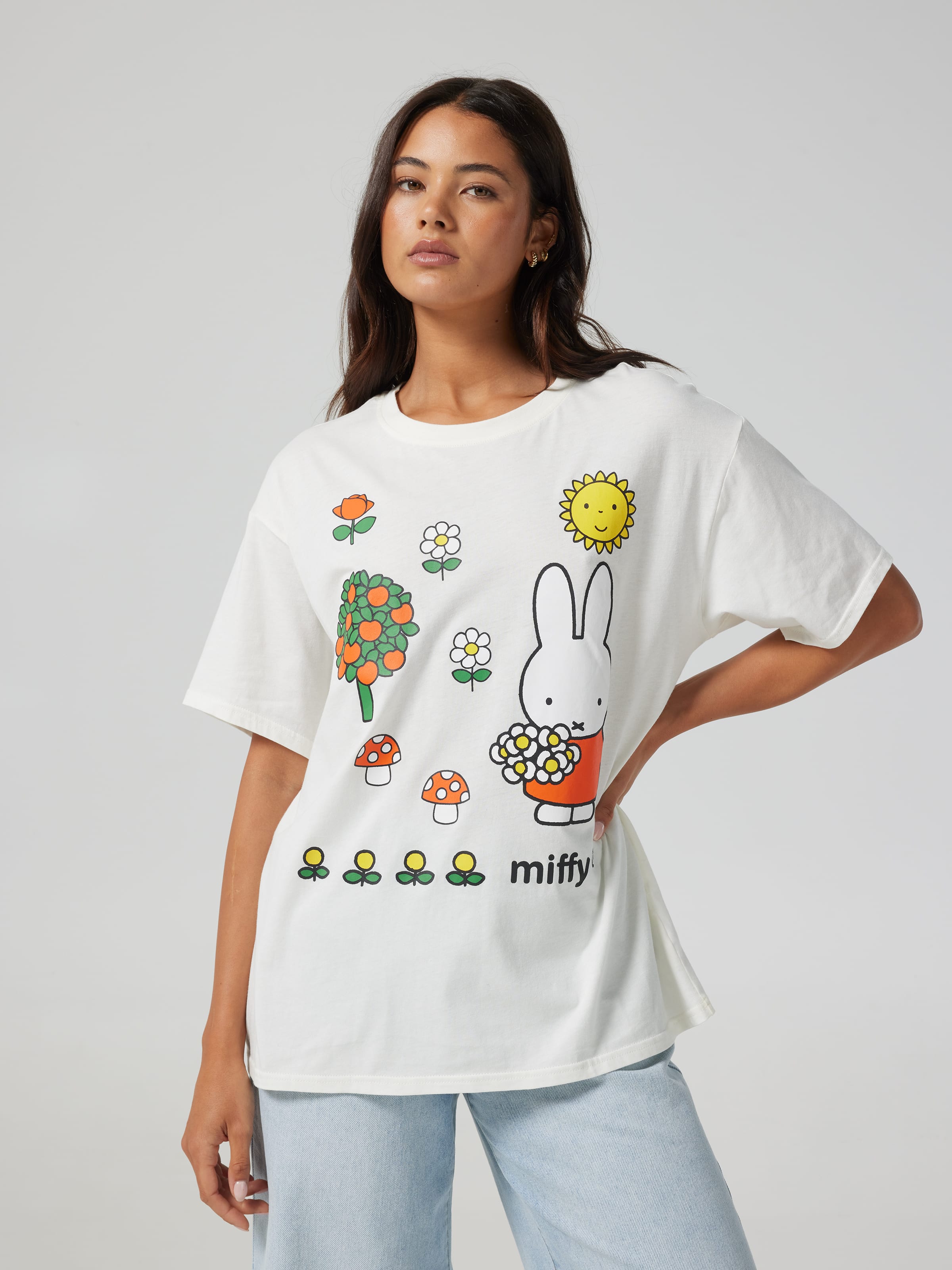 Miffy Nature Logo Oversized Tee - Jay Jays Online