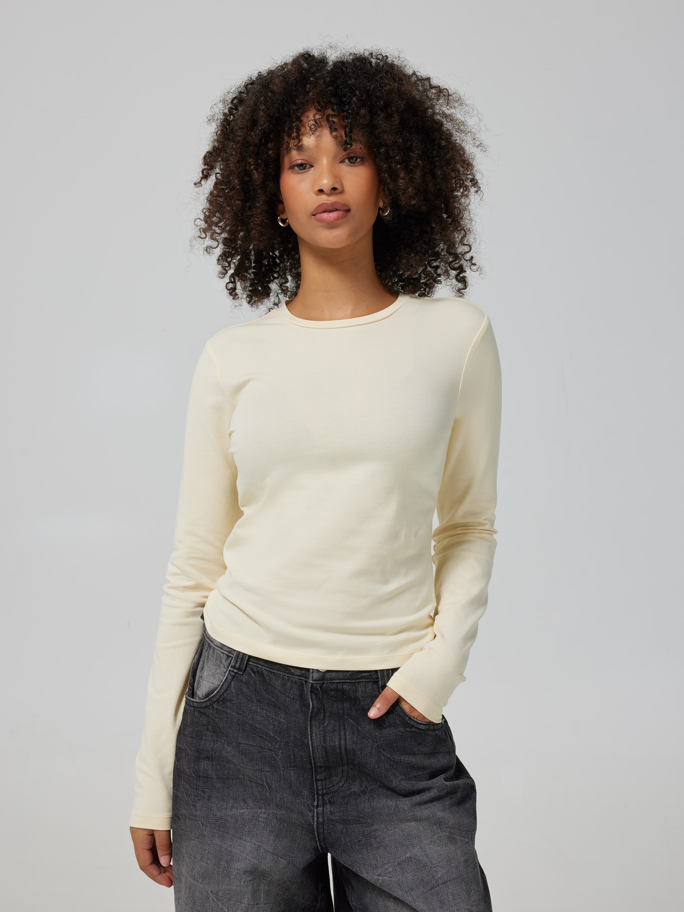 Long Sleeve Fitted Tee - Jay Jays Online