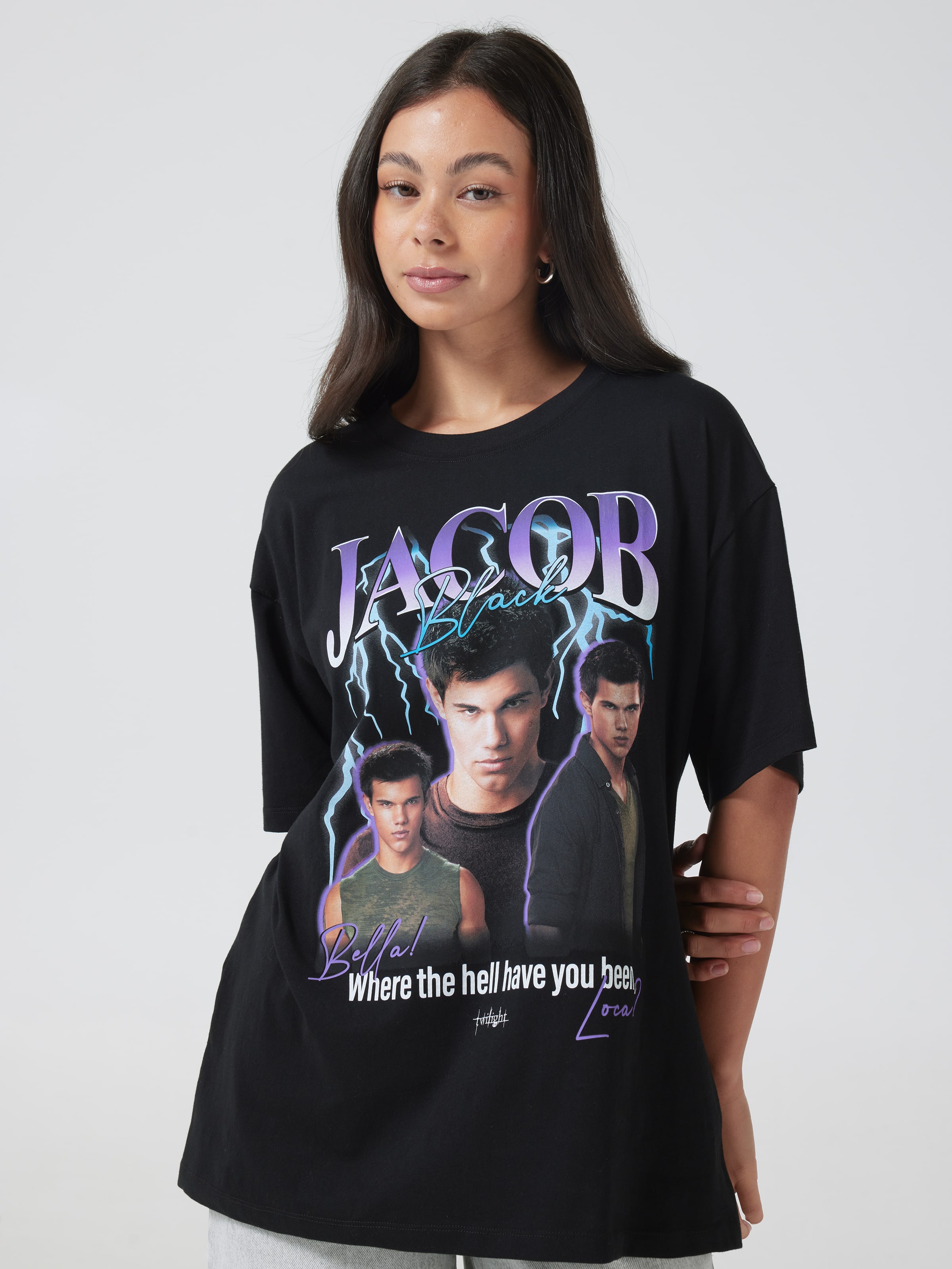 Twilight Jacob Character Oversized Tee - Jay Jays Online