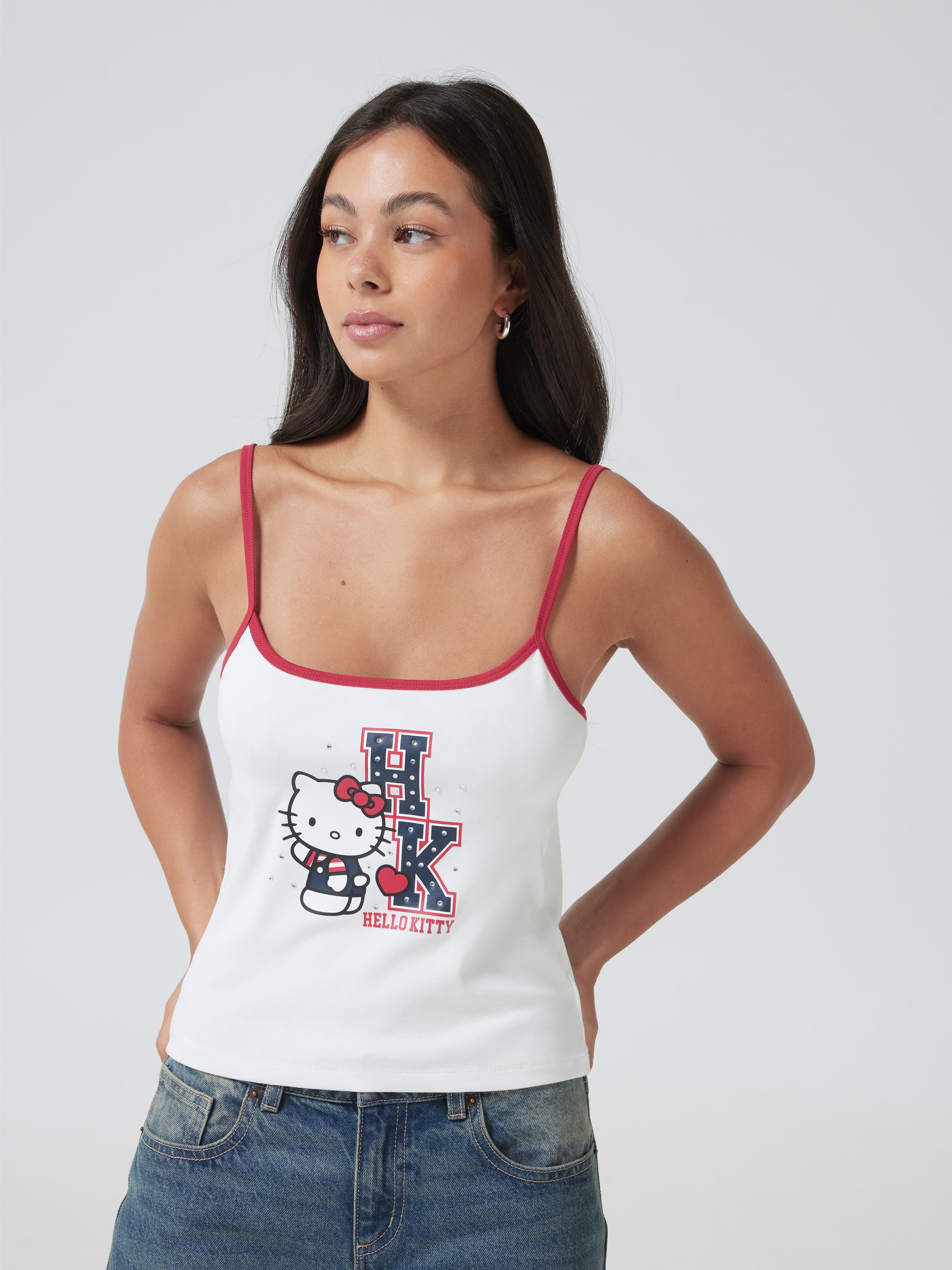 Hello Kitty Varsity Cami Tee - Jay Jays Online