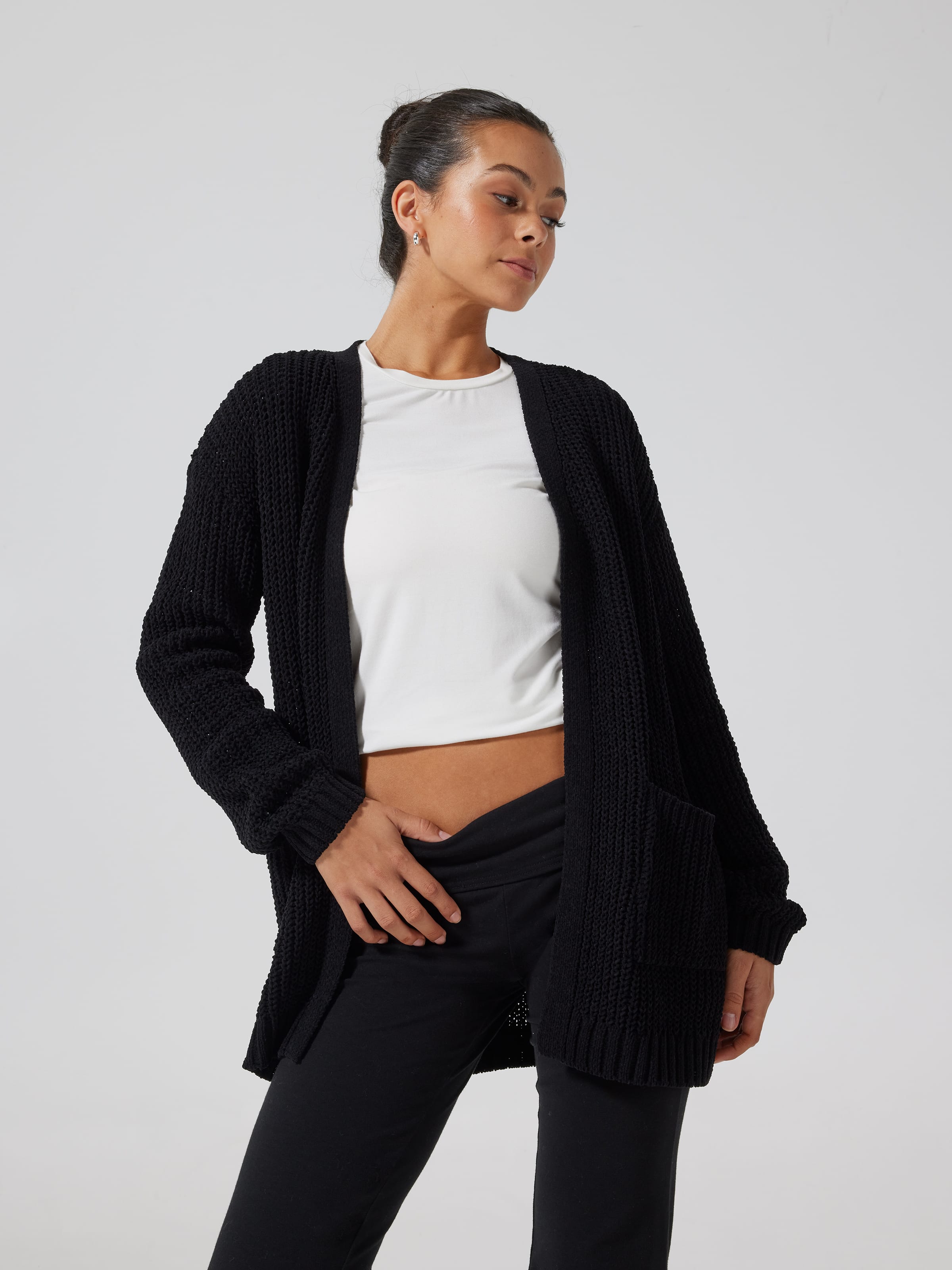 Frankie Long Chenille Cardi - Jay Jays Online