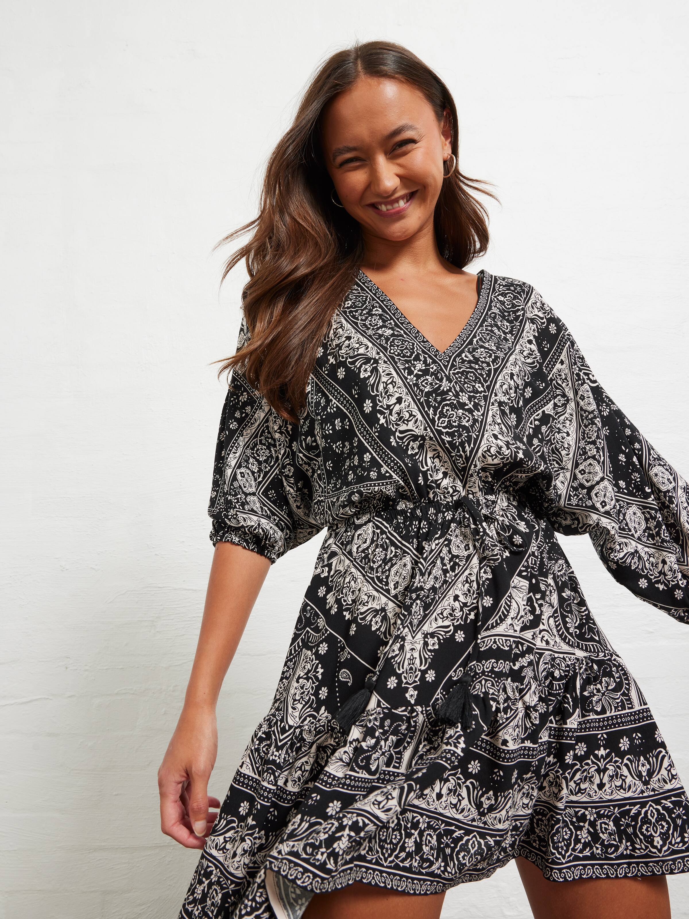 Alexa V Neck Mini Dress - Jay Jays Online