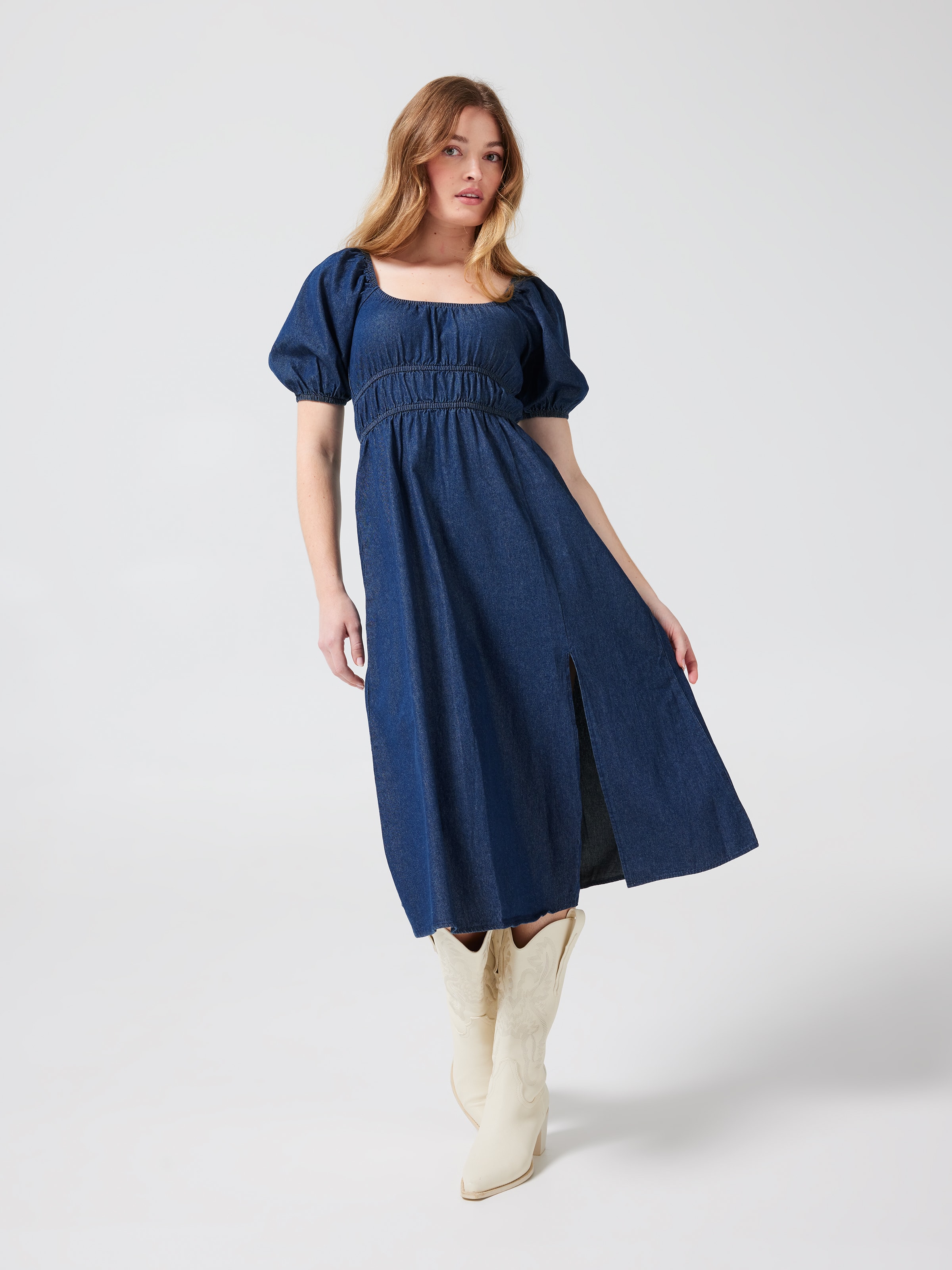 Meg Midi Dress Indigo - Jay Jays Online