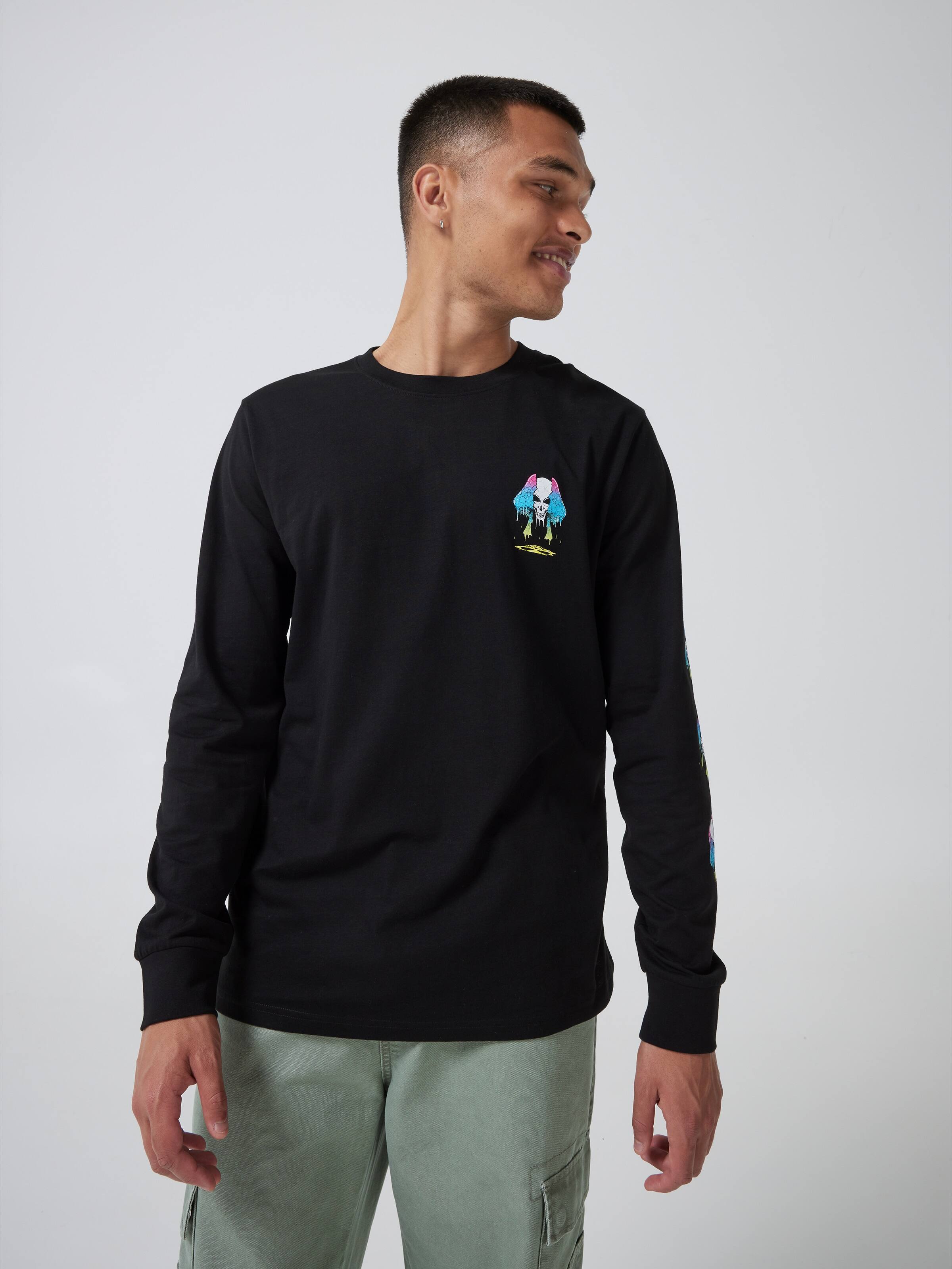 Trippy Mushroom Skull Tee - Jay Jays Online