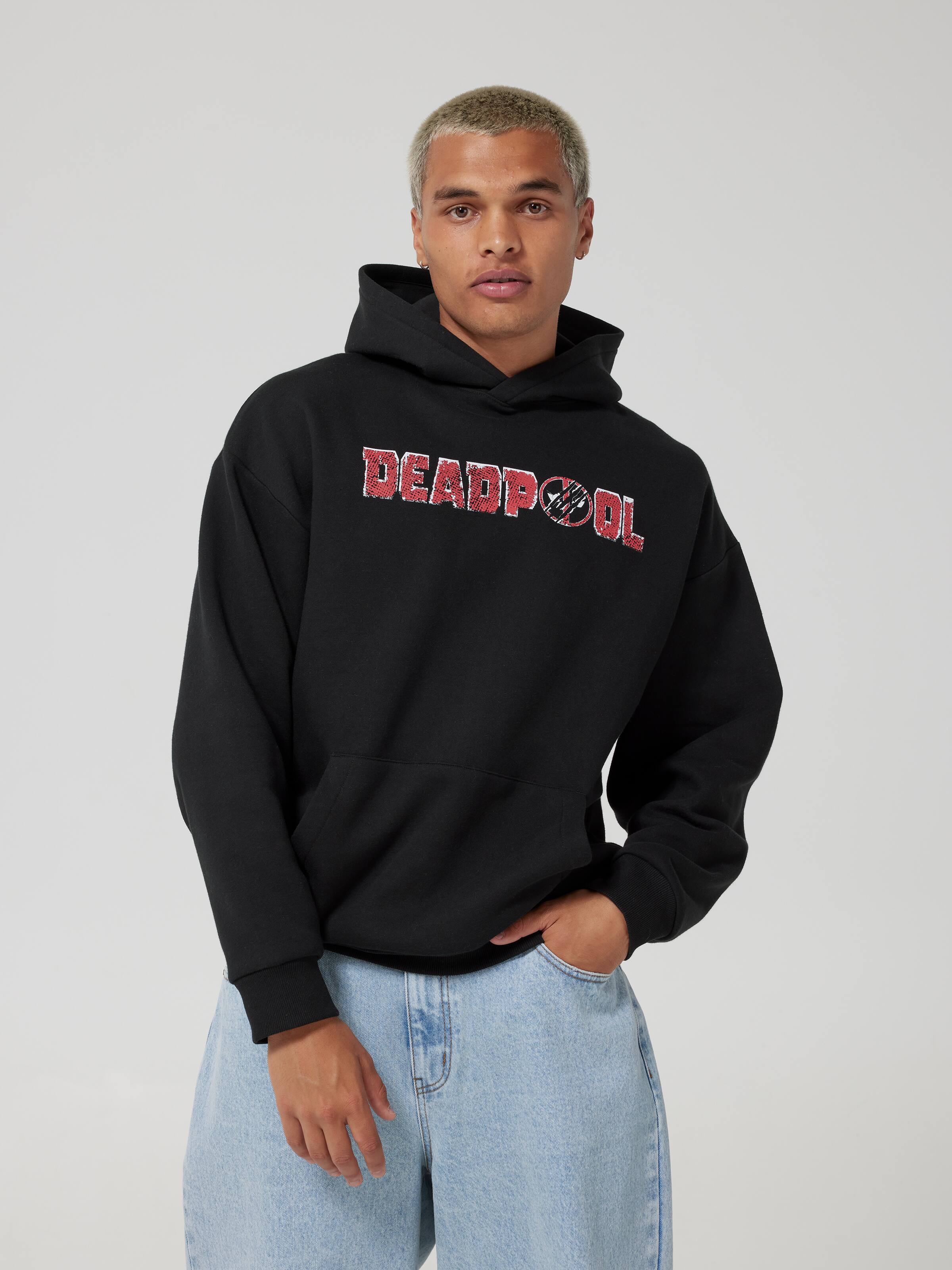 Deadpool Merc Hoodie Black - Jay Jays Online