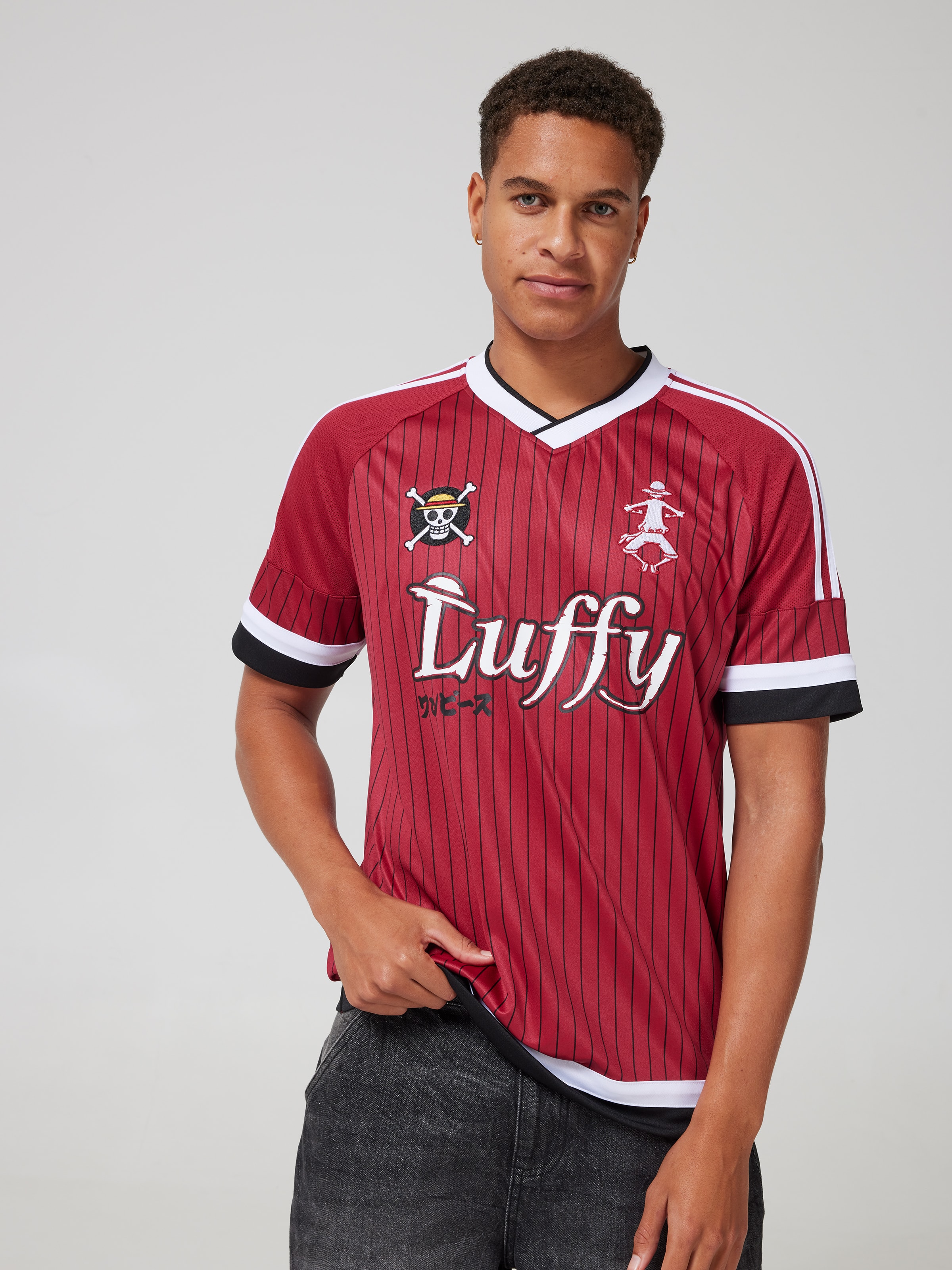 Red One Piece Luffy Jersey - Jay Jays Online