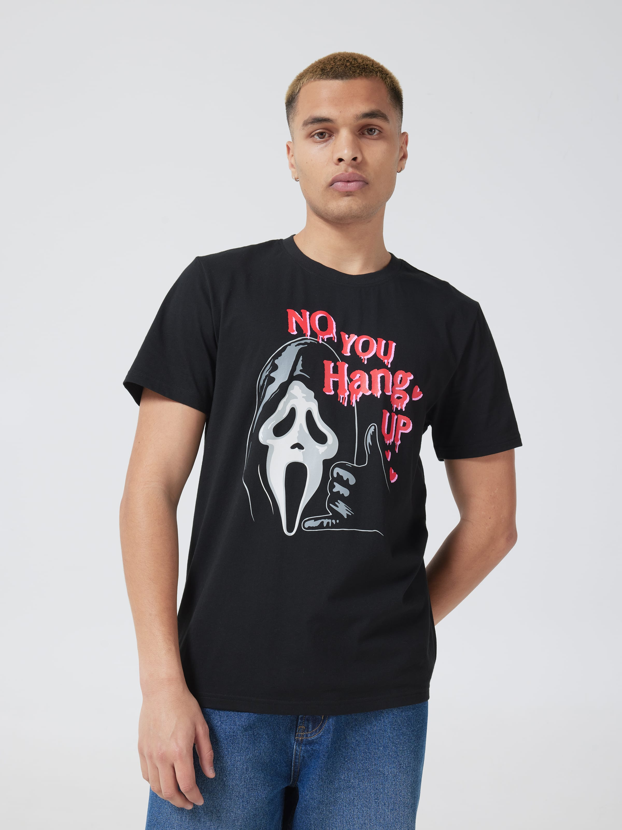 Ghost Face Call Me Short Sleeve Tee - Jay Jays Online
