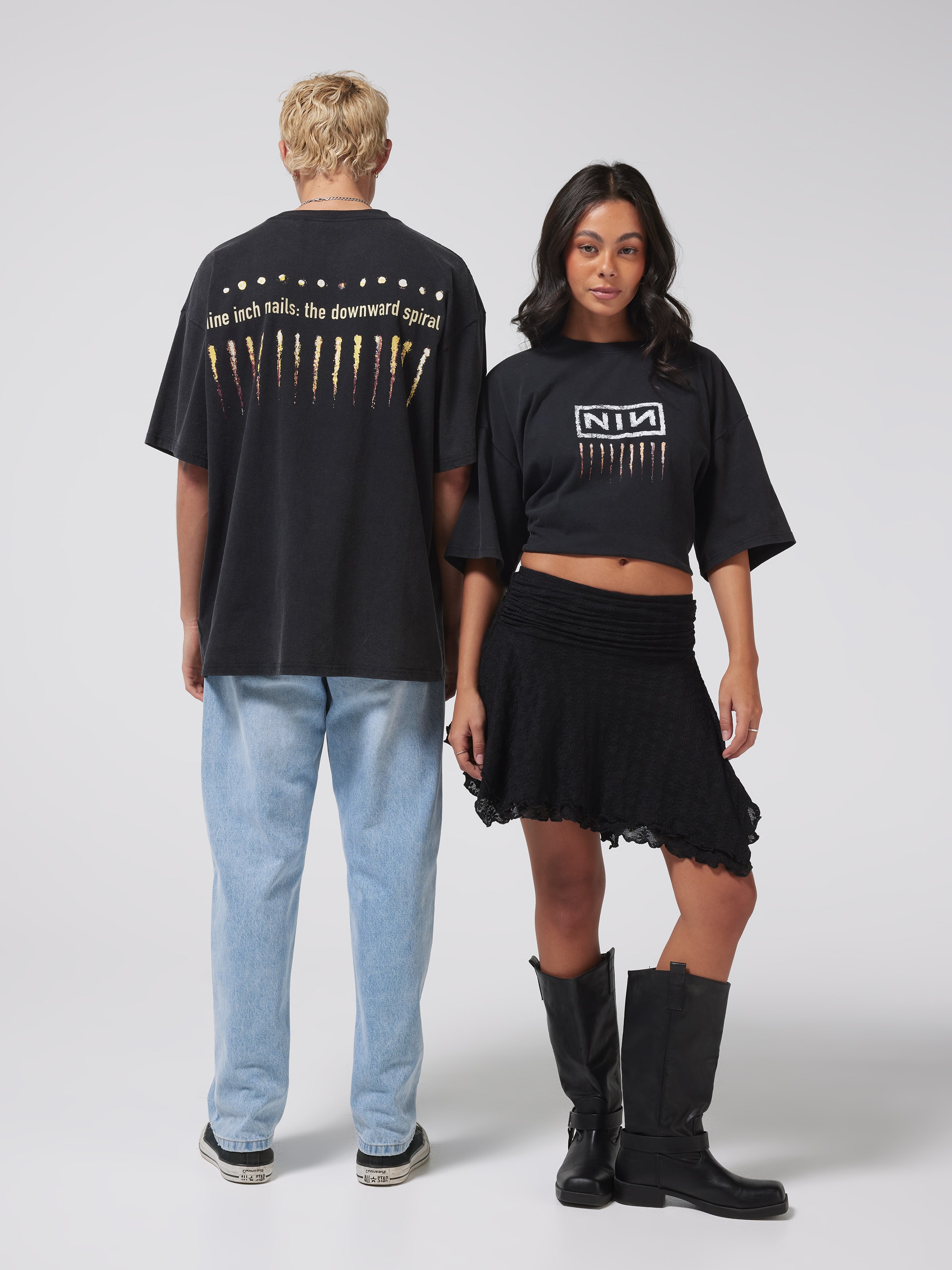 Nine In Nails Oversized Tee - Jay Jays Online