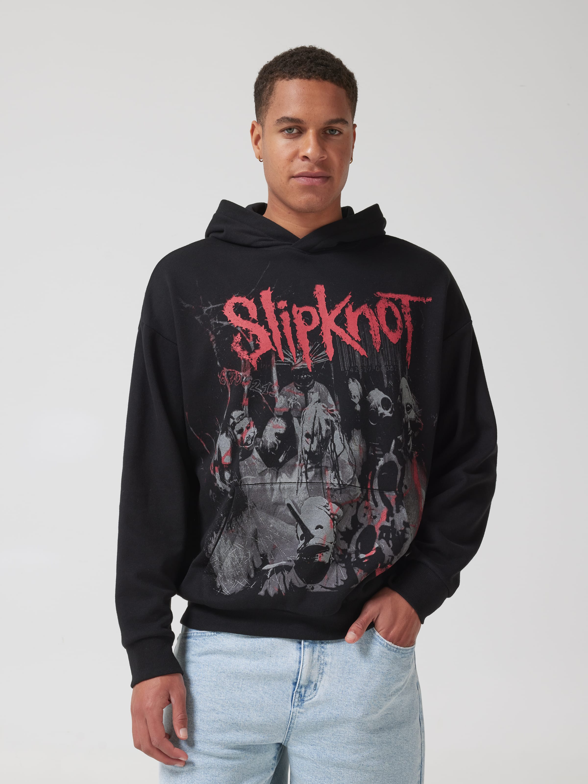 Slipknot Group Hoodie Black - Jay Jays Online