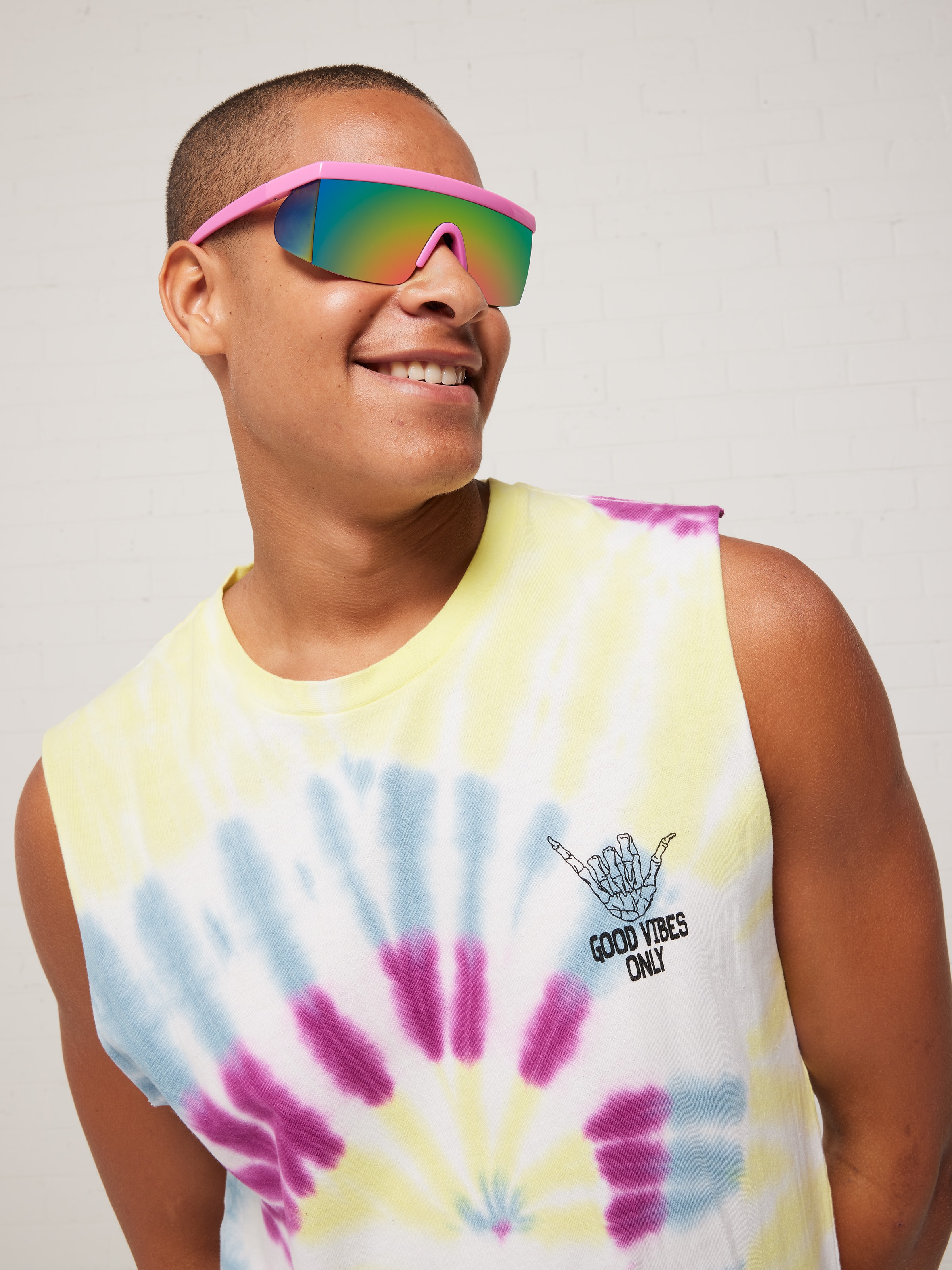 Surf Good Vibes Only Muscle Tee - Jay Jays Online