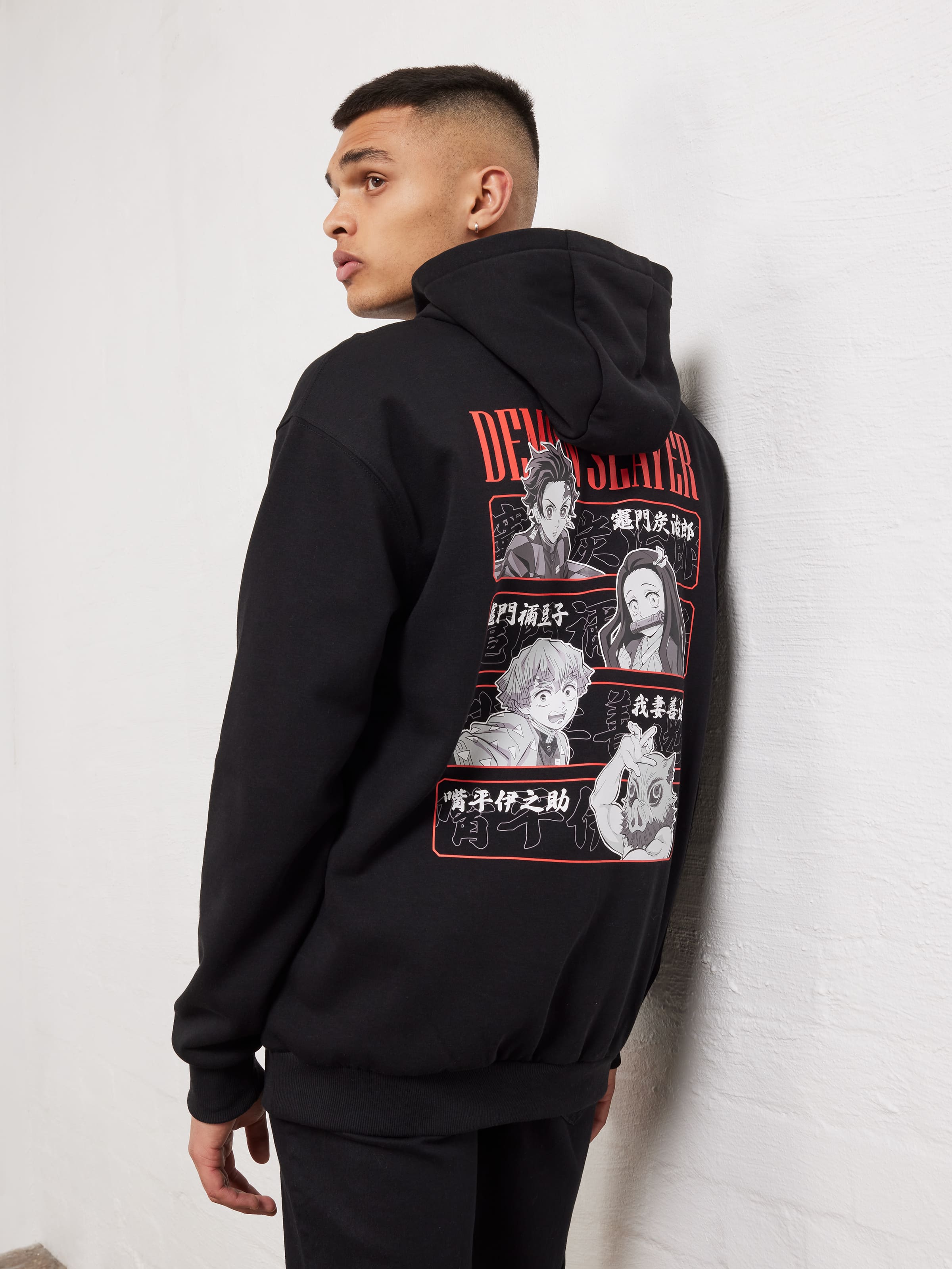 Demon Slayer Trio Front & Back Hoodie - Jay Jays Online