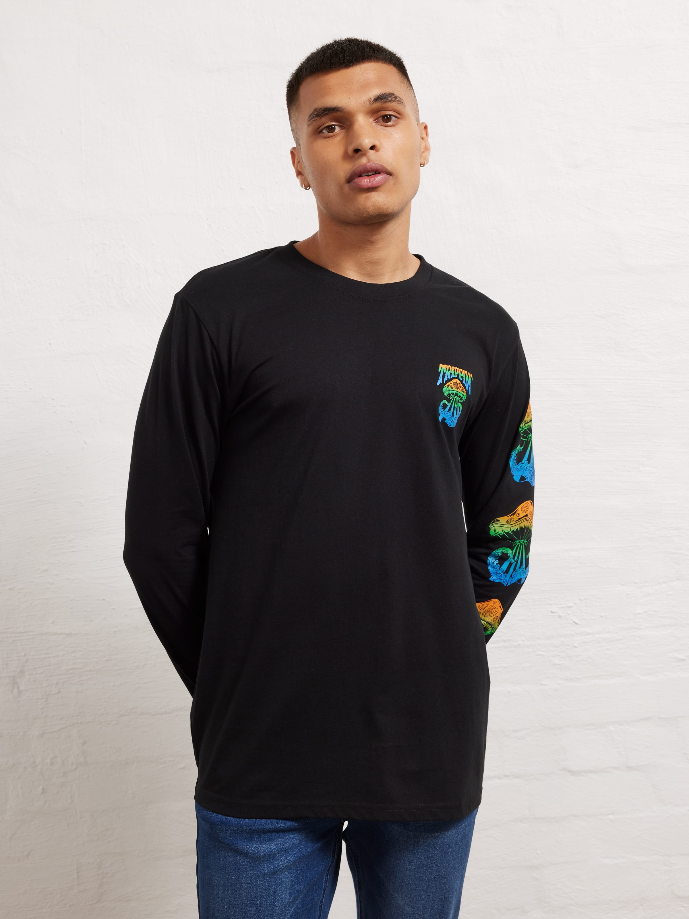 Trippy Trippin Long Sleeve Tee - Jay Jays Online