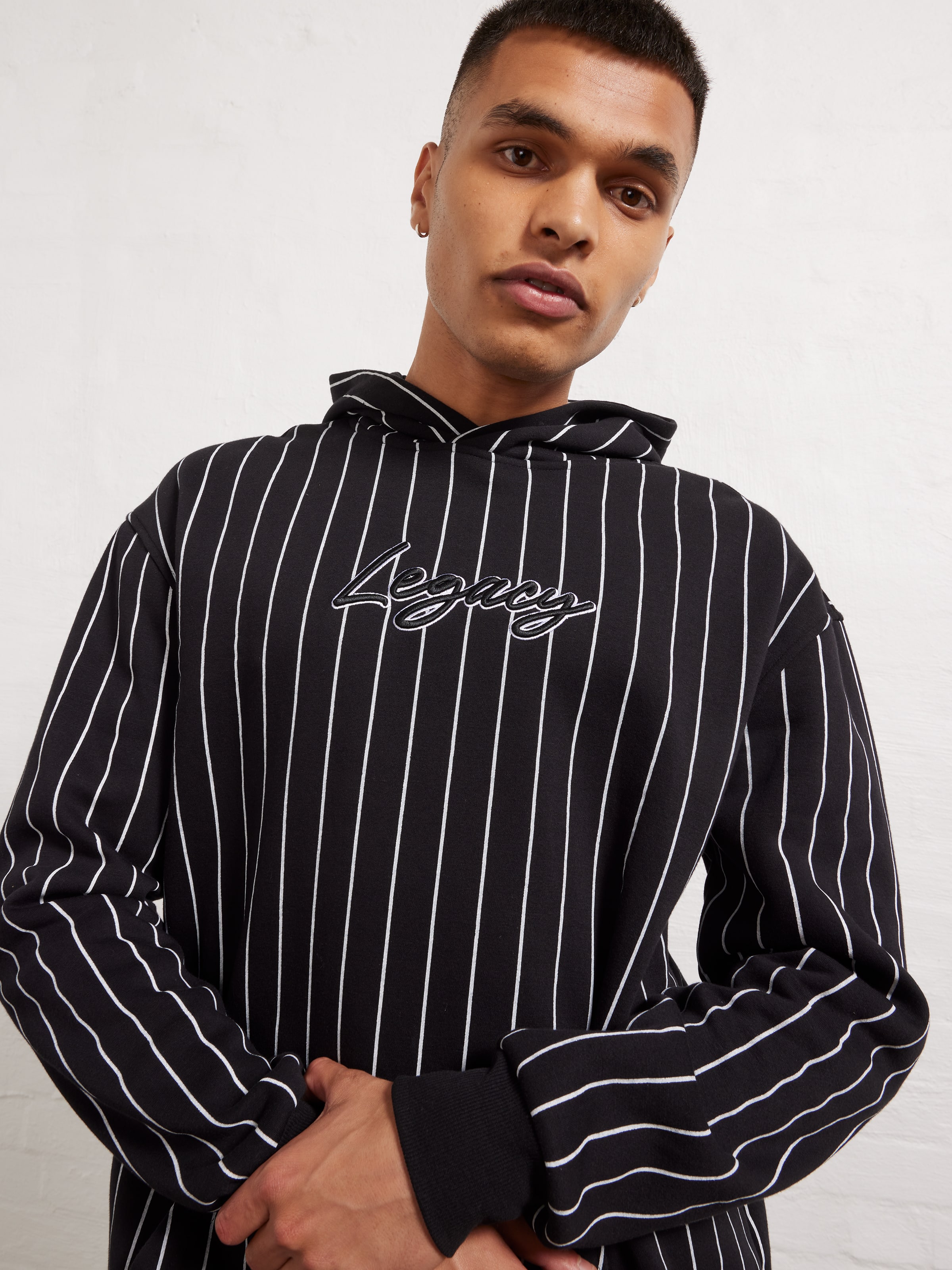 Vertical Stripe Legacy Hoodie - Jay Jays Online