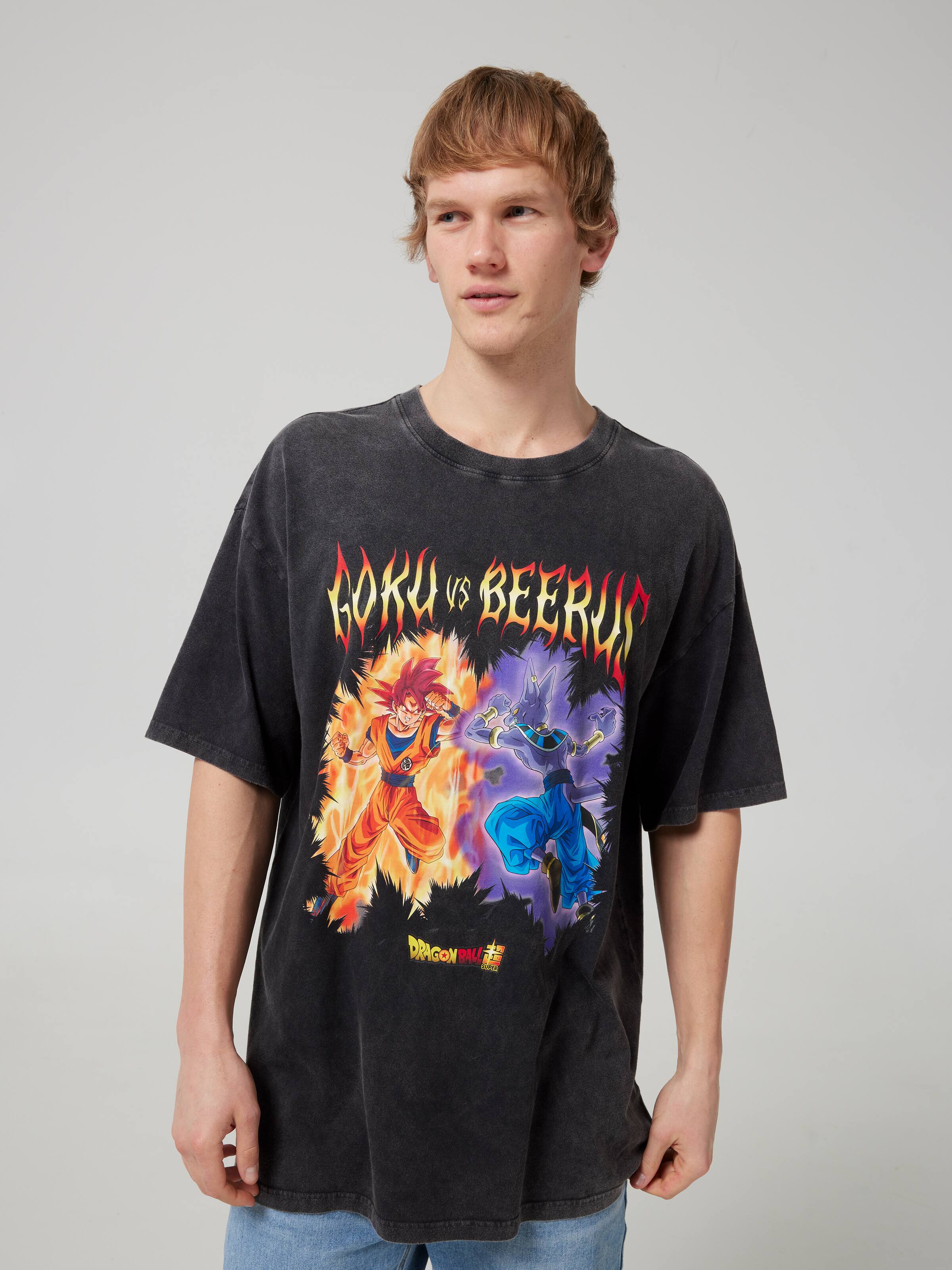 Dragon Ball Z Rock Short Sleeve Tee Black Acid - Jay Jays Online