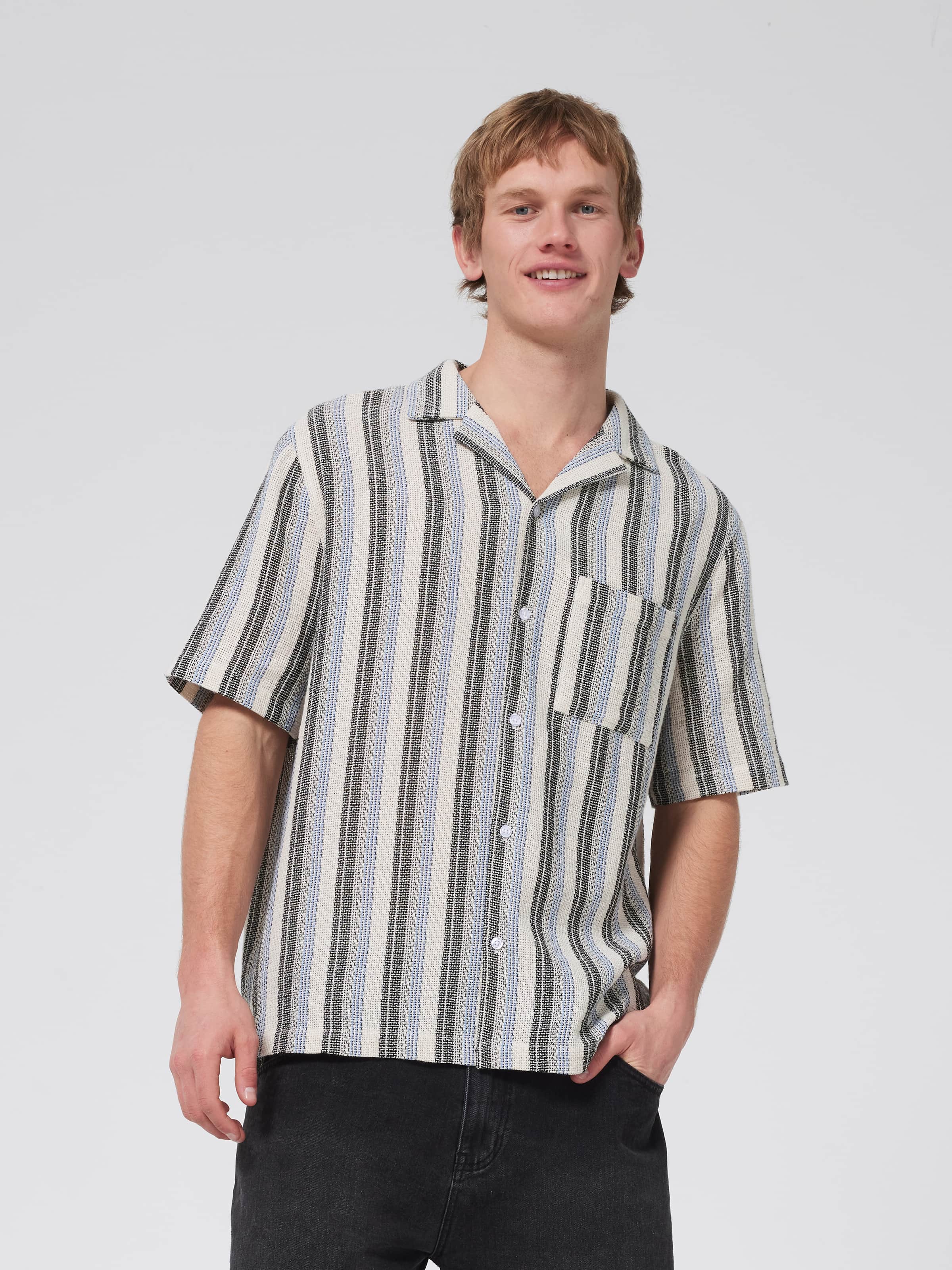 Trio Stripe Byron Short Sleeve Shirt - Jay Jays Online