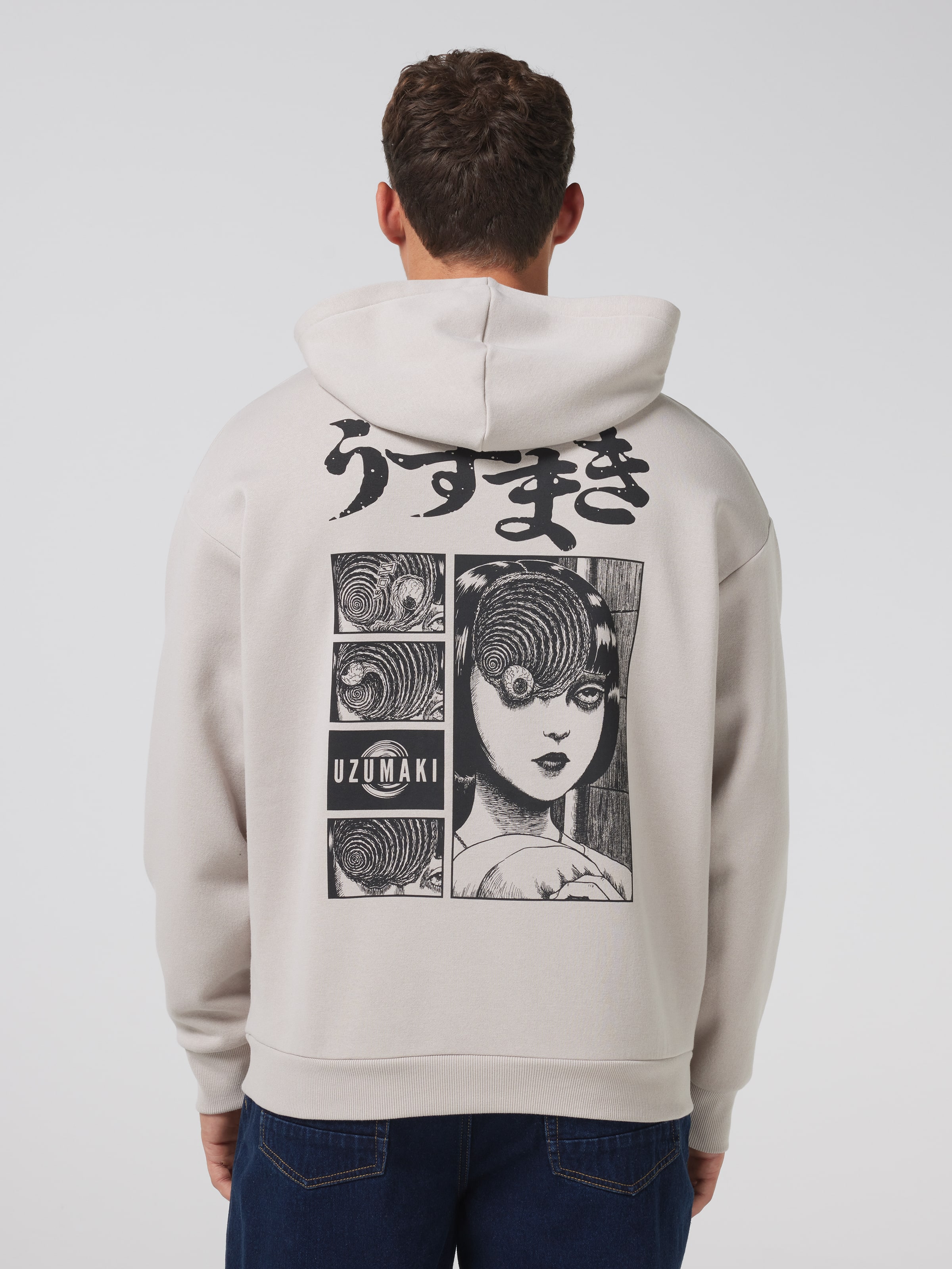 Junji Uzumaki Hoodie Taupe - Jay Jays Online