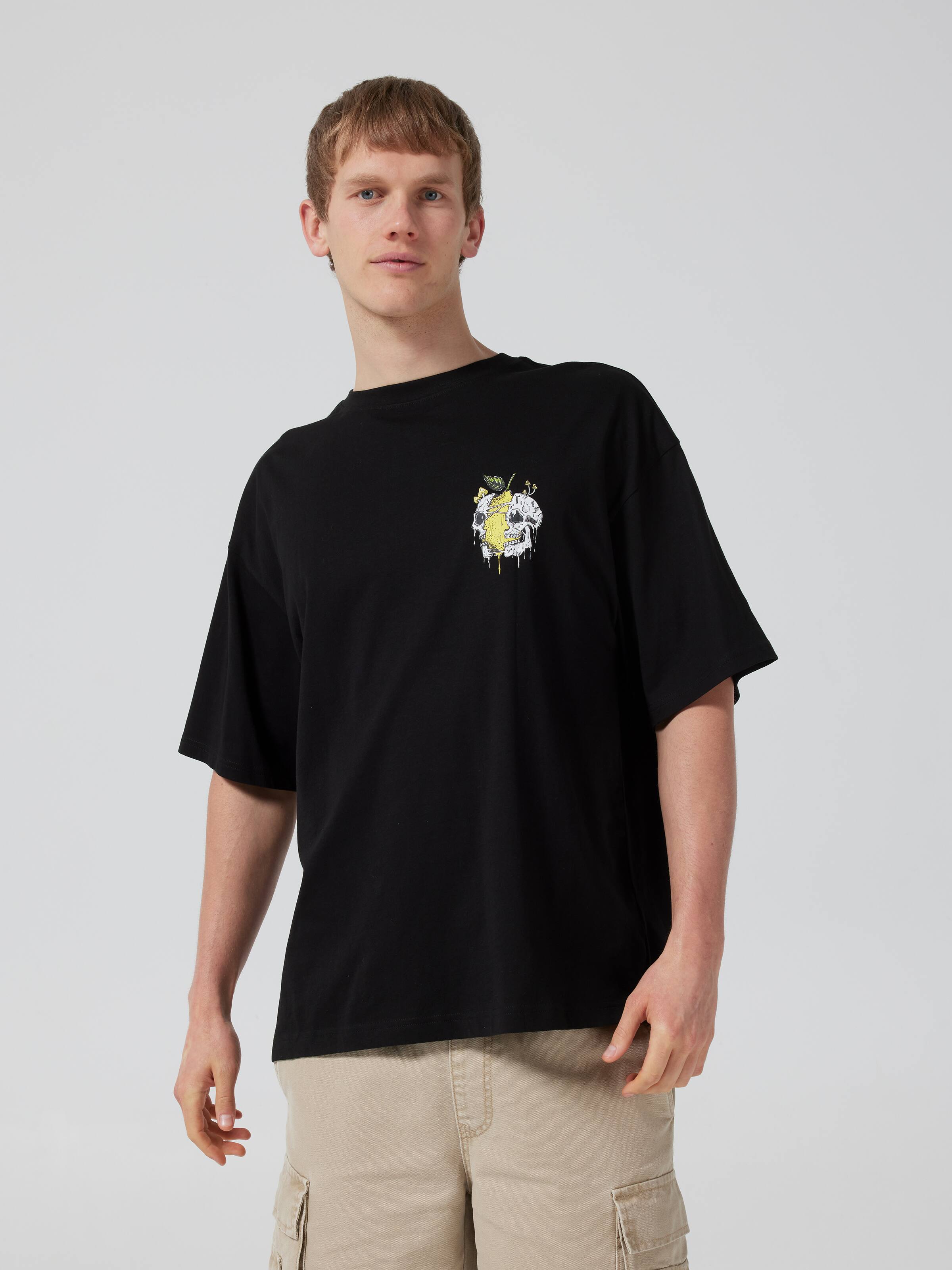 Trippy Skeleton Lemon Boxy Tee - Jay Jays Online