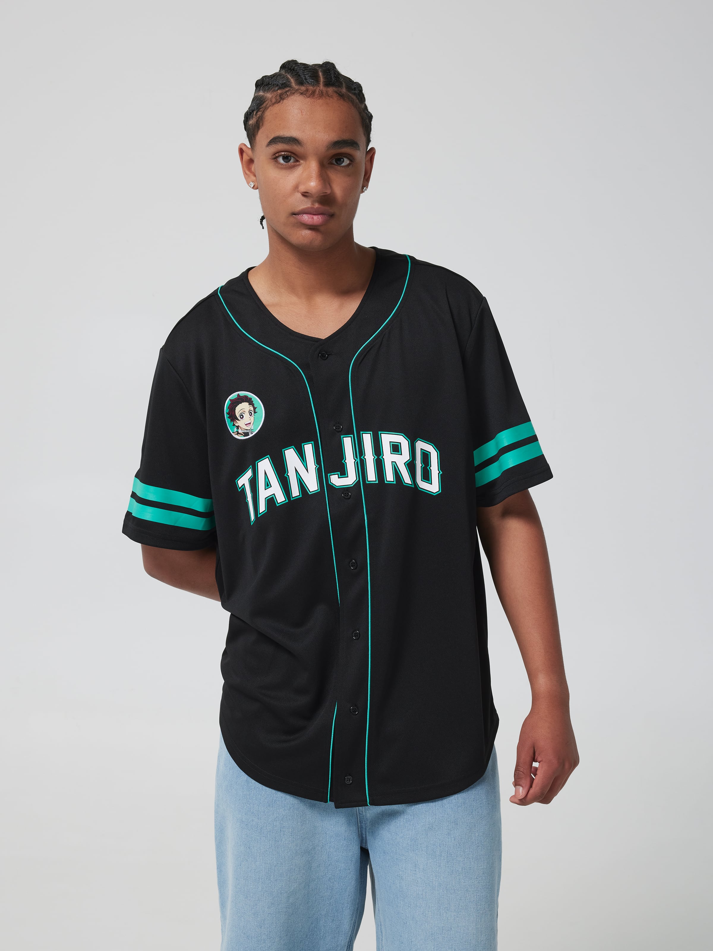 Demon Slayer Jersey Black - Jay Jays Online