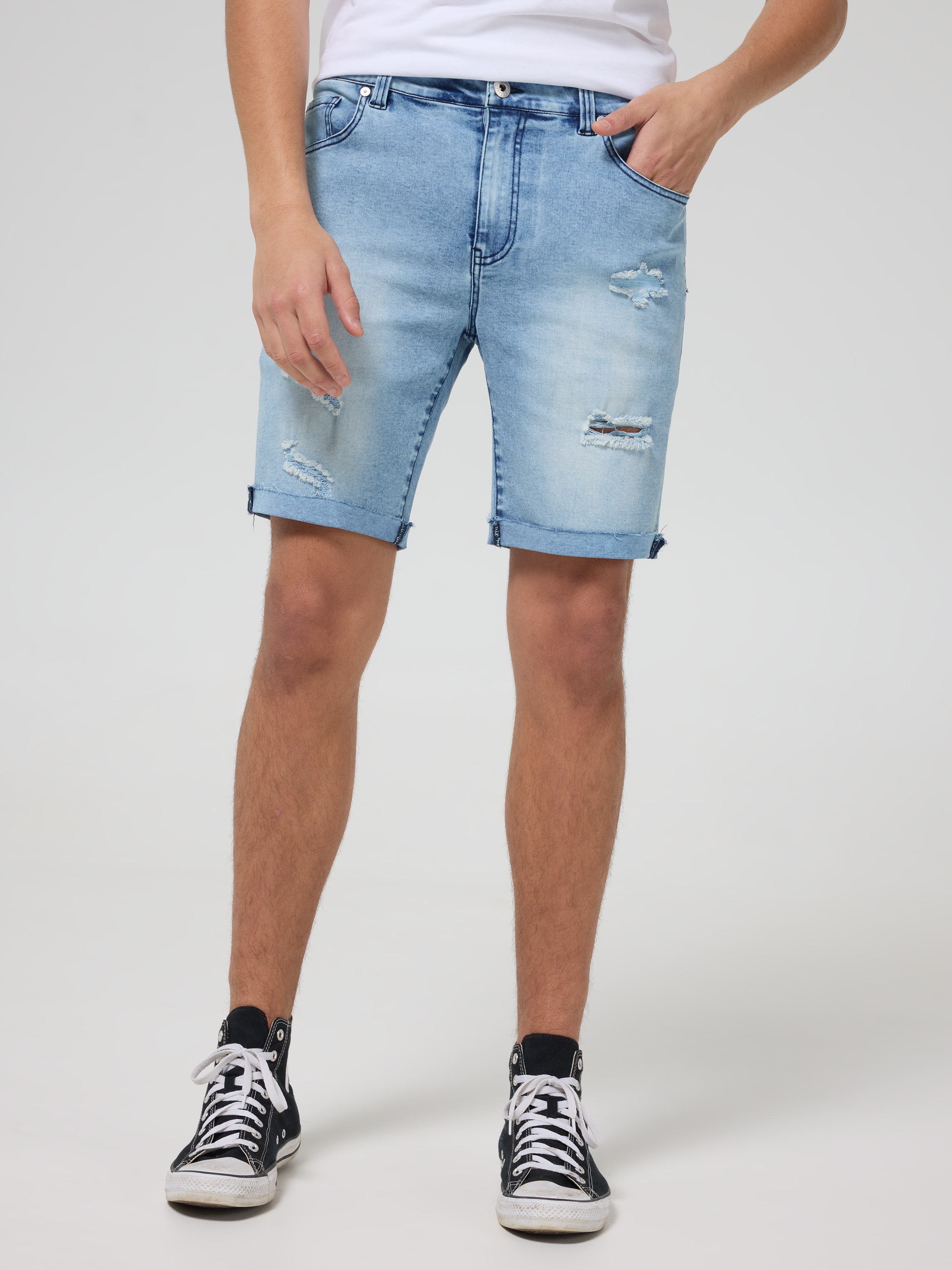 River Slim Ripped Short - Jay Jays Online