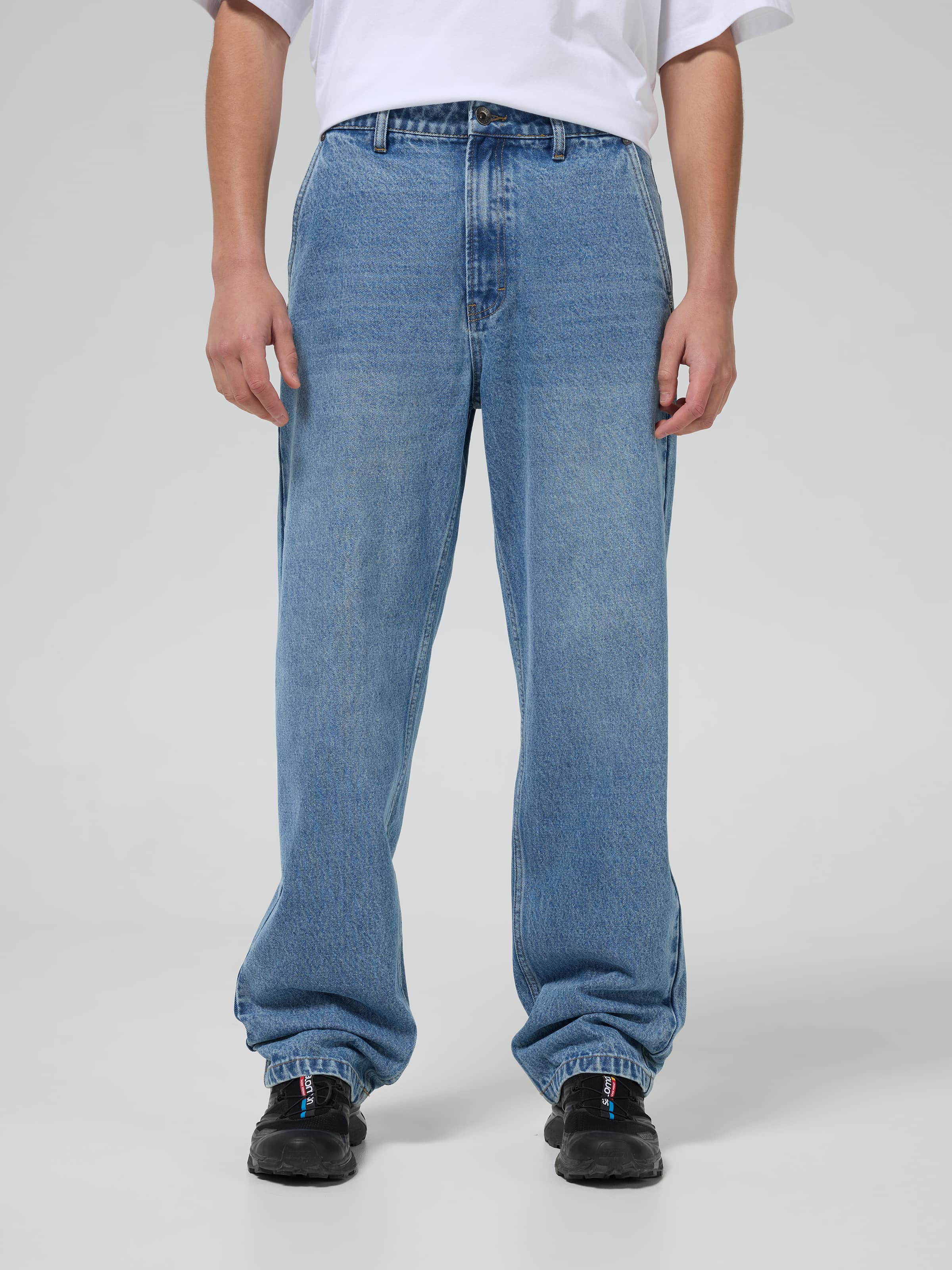 Bailey Baggy Jean Mid Blue - Jay Jays Online