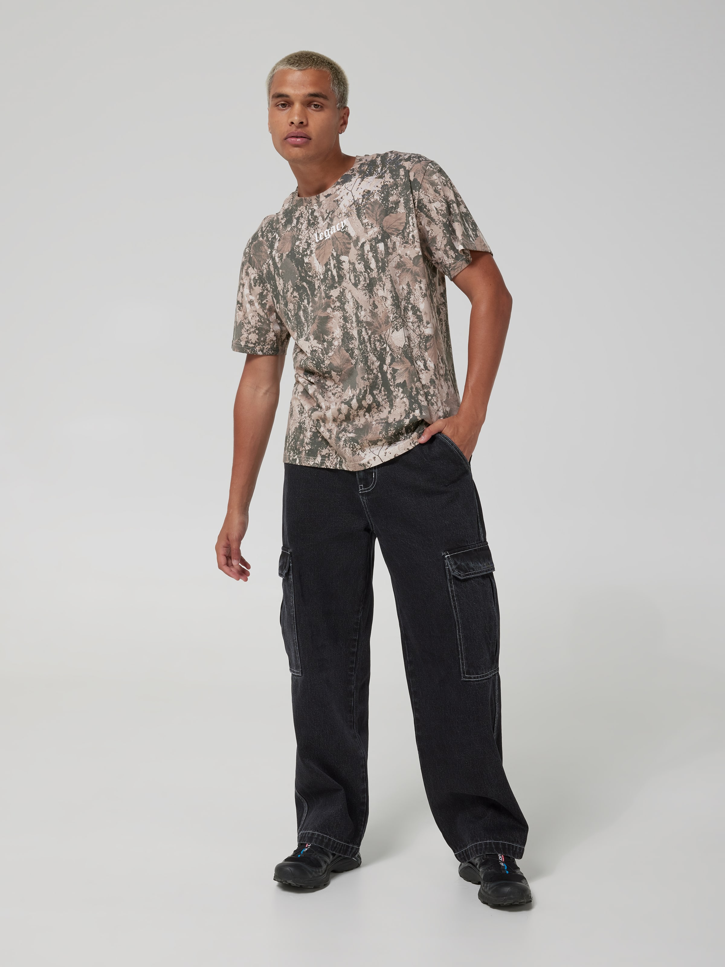 Carter Cargo Baggy Jean Storm Black - Jay Jays Online