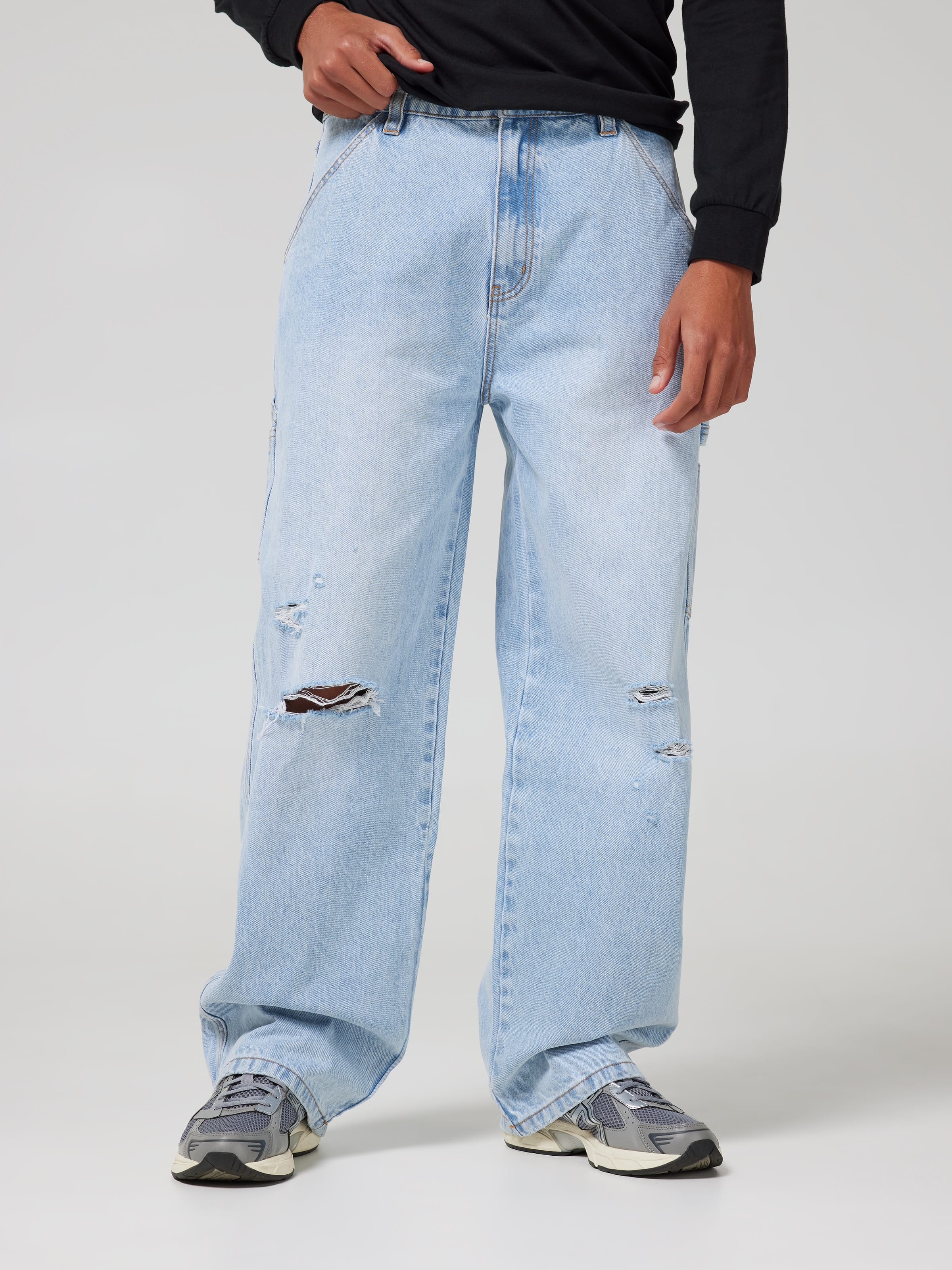 Corey Carpenter Rip Baggy Jean Classic Blue - Jay Jays Online